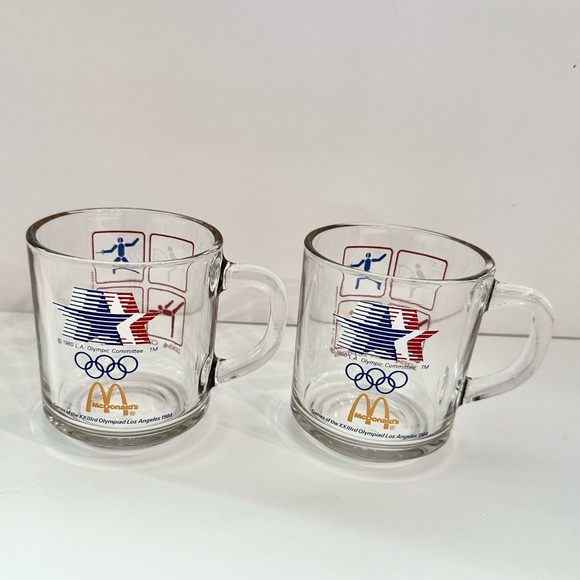 Dining | Vintage 1984 La Olympics Mugs And Mcdonalds Set Of 2 | Poshmark